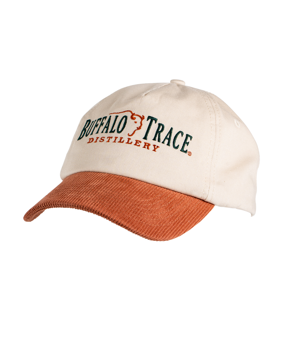 Buffalo Trace Logo Cord Bill Hat Retro Style – Buffalo Trace Distillery