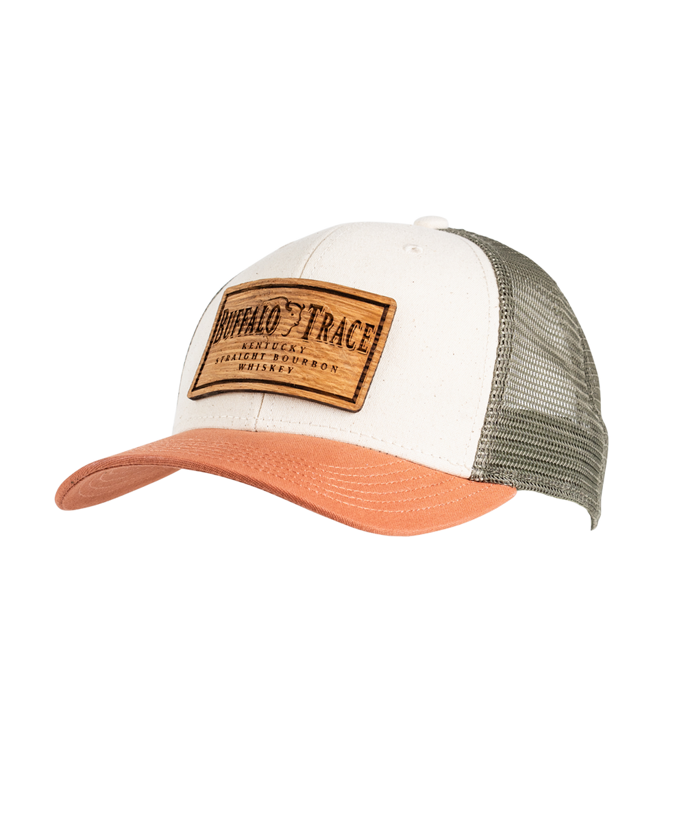 Buffalo Trace Three Color Wood Patch Hat – Buffalo Trace Distillery
