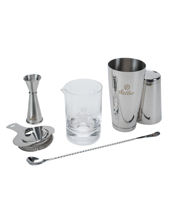 Weller Bourbon 5-Piece Stainless Steel Cocktail Set – Buffalo Trace ...