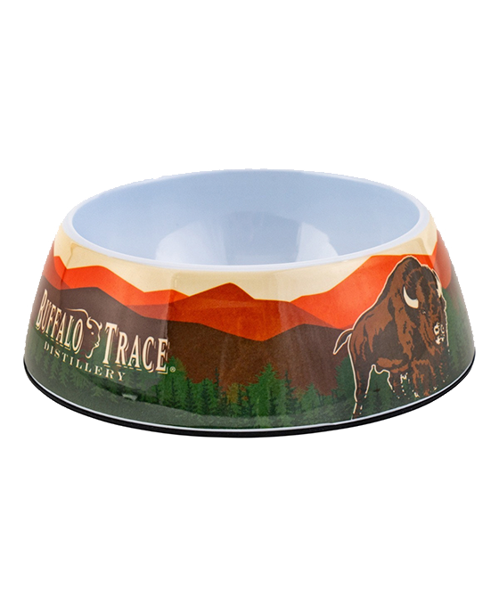 Buffalo Trace Bourbon Dog Bowl – Premium Ceramic Pet Dish – Buffalo ...